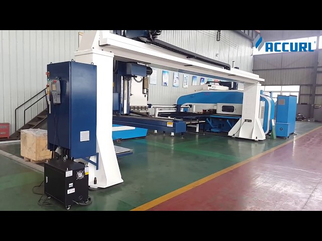 Gantry styl 5-as CNC drukrem robot buig / Turret Punch Press - ACCURL